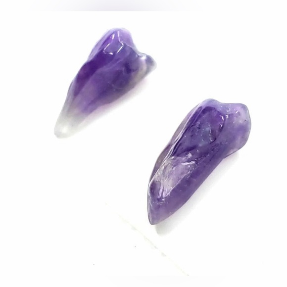Hand Crafted | Jewelry | Amethyst Fang Tooth Claw Talon Spike Wolf Vamp ...